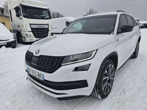 White Skoda Kodiaq 2018 in Taurage, with an engine capacity of 2.00 L and mileage of 328 thousand km for 14200 €, photo  on AUTOMOTO.COM.LV