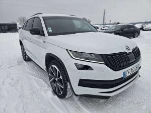 Белый Шкода Kodiaq 2018 в Таураге, объемом двигателя 2.00 л и пробегом 328 тыс. км за 14200 €, фото 3 на AUTOMOTO.COM.LV