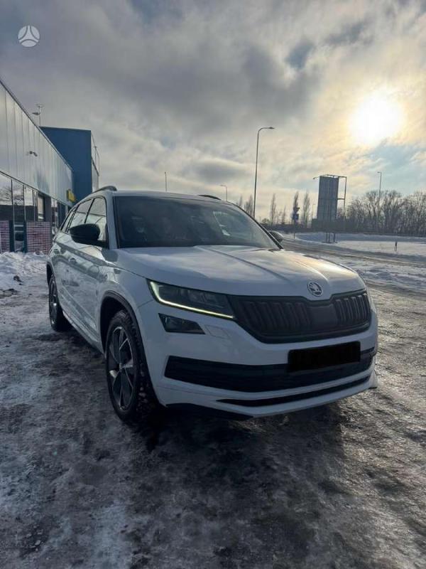 White Skoda Kodiaq 2018 in Klaipeda, with an engine capacity of 1.98 L and mileage of 230 thousand km for 18800 €, photo 4 on AUTOMOTO.COM.LV
