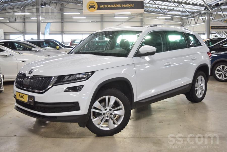 Balts Skoda Kodiaq 2018 Rīga, ar dzinēja tilpumu 2.00 L un nobraukumu 142 tūkst. km par 19900 €, foto 1 vietnē AUTOMOTO.COM.LV
