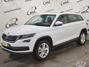 White Skoda Kodiaq 2018 in Riga, with an engine capacity of 2.00 L and mileage of 142 thousand km for 19900 €, photo  on AUTOMOTO.COM.LV