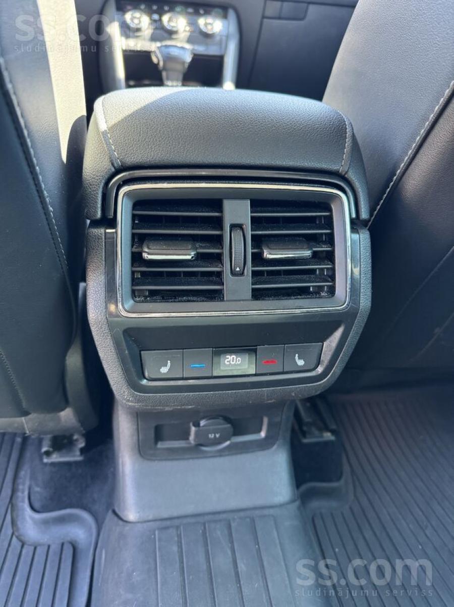White Skoda Kodiaq 2018 in Ventspils, with an engine capacity of 2.00 L and mileage of 149 thousand km for 18500 €, photo 14 on AUTOMOTO.COM.LV
