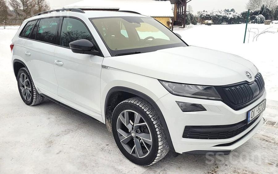 Белый Шкода Kodiaq 2018 в Рига, объемом двигателя 2.00 л и пробегом 191 тыс. км за 21000 €, фото 1 на AUTOMOTO.COM.LV