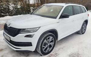 Белый Шкода Kodiaq 2018 в Рига, объемом двигателя 2.00 л и пробегом 191 тыс. км за 21000 €, фото 3 на AUTOMOTO.COM.LV