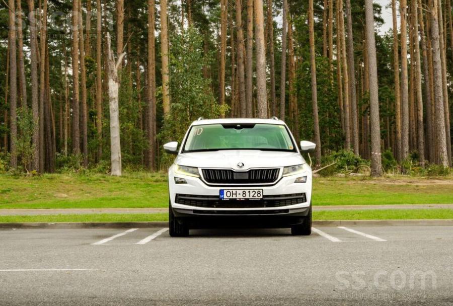 Белый Шкода Kodiaq 2018 в Рига, объемом двигателя 2.00 л и пробегом 293 тыс. км за 18490 €, фото 4 на AUTOMOTO.COM.LV