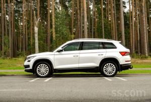 Белый Шкода Kodiaq 2018 в Рига, объемом двигателя 2.00 л и пробегом 293 тыс. км за 18490 €, фото 5 на AUTOMOTO.COM.LV