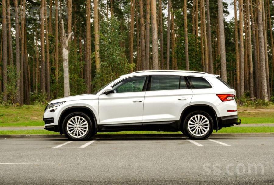 Белый Шкода Kodiaq 2018 в Рига, объемом двигателя 2.00 л и пробегом 293 тыс. км за 18490 €, фото 5 на AUTOMOTO.COM.LV