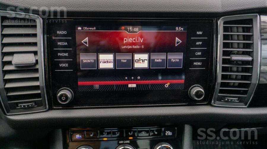 Белый Шкода Kodiaq 2018 в Рига, объемом двигателя 2.00 л и пробегом 293 тыс. км за 18490 €, фото 18 на AUTOMOTO.COM.LV