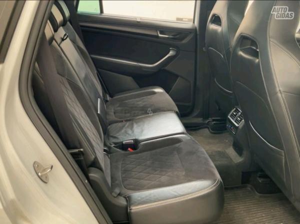 White Skoda Kodiaq 2018 in Kaunas, with an engine capacity of 2.00 L and mileage of 242 thousand km for 18950 €, photo 7 on AUTOMOTO.COM.LV
