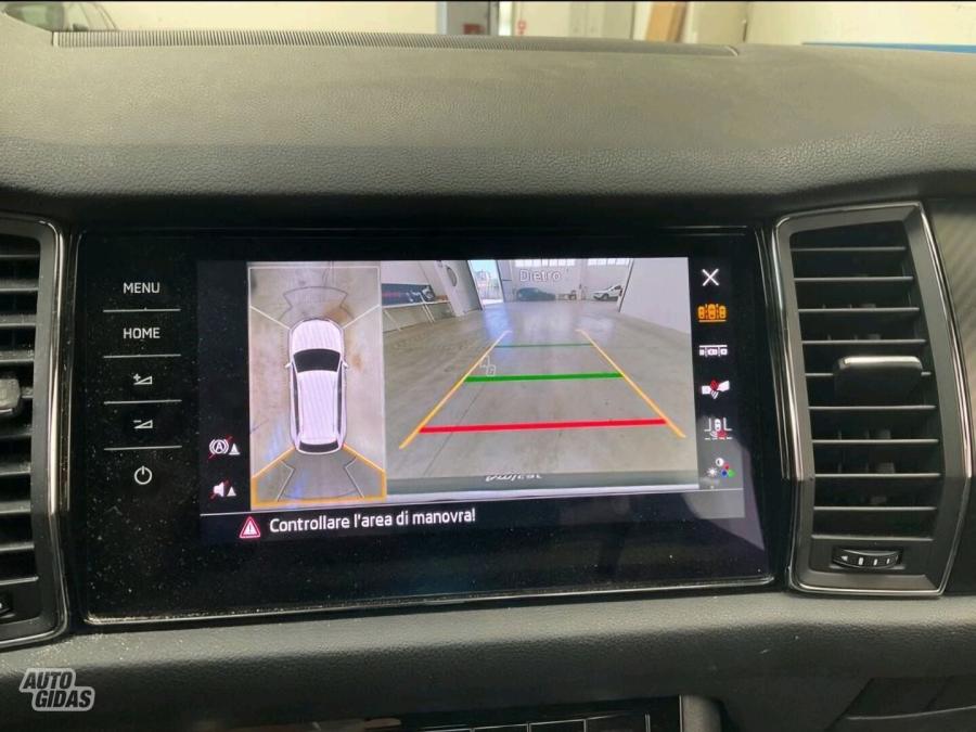 White Skoda Kodiaq 2018 in Kaunas, with an engine capacity of 2.00 L and mileage of 242 thousand km for 18950 €, photo 10 on AUTOMOTO.COM.LV