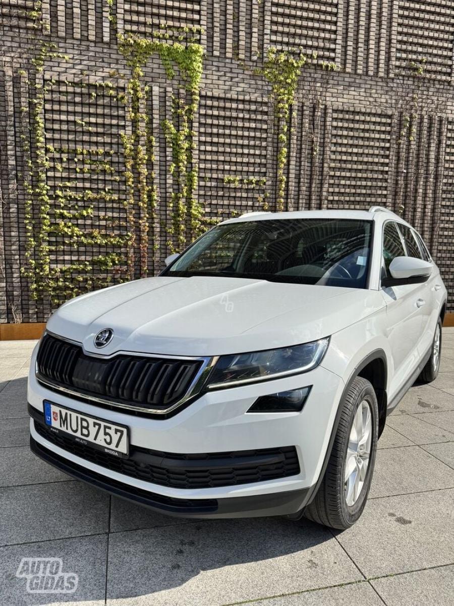 Balts Skoda Kodiaq 2018 Viļņa, ar dzinēja tilpumu 2.00 L un nobraukumu 121 tūkst. km par 21000 €, foto 1 vietnē AUTOMOTO.COM.LV
