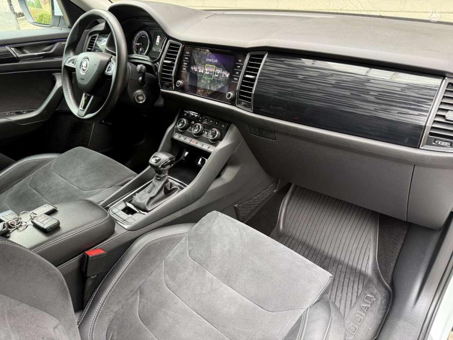 Белый Шкода Kodiaq 2018 в Пренай, объемом двигателя 1.97 л и пробегом 256 тыс. км за 15950 €, фото 30 на AUTOMOTO.COM.LV
