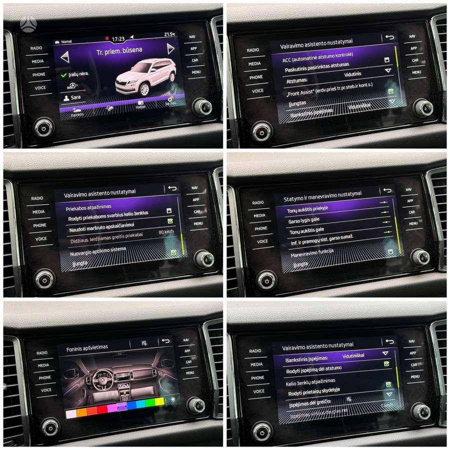 Белый Шкода Kodiaq 2018 в Пренай, объемом двигателя 1.97 л и пробегом 256 тыс. км за 15950 €, фото 44 на AUTOMOTO.COM.LV
