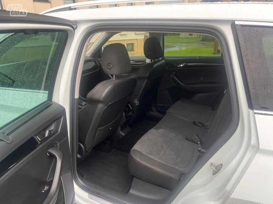 White Skoda Kodiaq 2018 in Kaunas, with an engine capacity of 2.00 L and mileage of 234 thousand km for 18350 €, photo 9 on AUTOMOTO.COM.LV