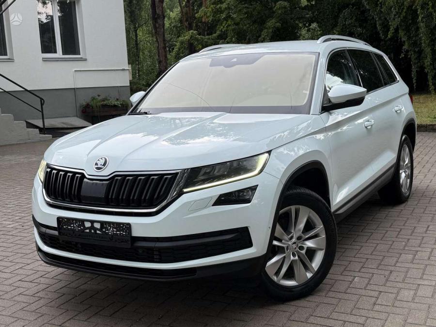 Белый Шкода Kodiaq 2018 в Пренай, объемом двигателя 1.97 л и пробегом 253 тыс. км за 15700 €, фото 7 на AUTOMOTO.COM.LV