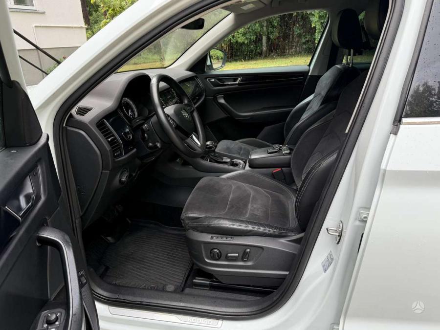 Белый Шкода Kodiaq 2018 в Пренай, объемом двигателя 1.97 л и пробегом 253 тыс. км за 15700 €, фото 17 на AUTOMOTO.COM.LV