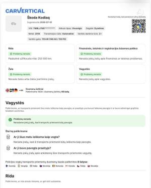 Белый Шкода Kodiaq 2018 в Пренай, объемом двигателя 1.97 л и пробегом 253 тыс. км за 15700 €, фото 52 на AUTOMOTO.COM.LV