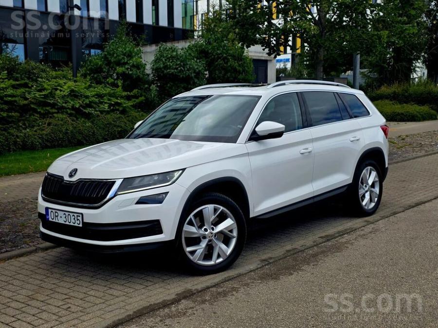 Белый Шкода Kodiaq 2018 в Рига, объемом двигателя 2.00 л и пробегом 263 тыс. км за 15780 €, фото 1 на AUTOMOTO.COM.LV