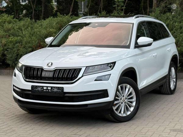 White Skoda Kodiaq 2018 in Prienai, with an engine capacity of 1.97 L and mileage of 247 thousand km for 18800 €, photo 1 on AUTOMOTO.COM.LV
