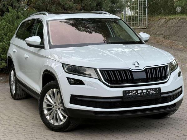 White Skoda Kodiaq 2018 in Prienai, with an engine capacity of 1.97 L and mileage of 247 thousand km for 18800 €, photo 2 on AUTOMOTO.COM.LV