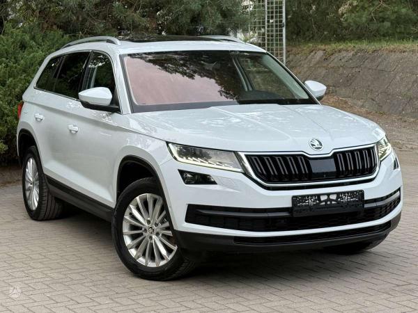 White Skoda Kodiaq 2018 in Prienai, with an engine capacity of 1.97 L and mileage of 247 thousand km for 18800 €, photo 4 on AUTOMOTO.COM.LV