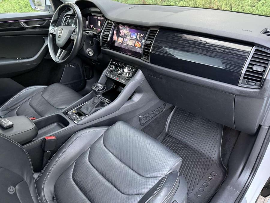 Белый Шкода Kodiaq 2018 в Пренай, объемом двигателя 1.97 л и пробегом 247 тыс. км за 18800 €, фото 34 на AUTOMOTO.COM.LV