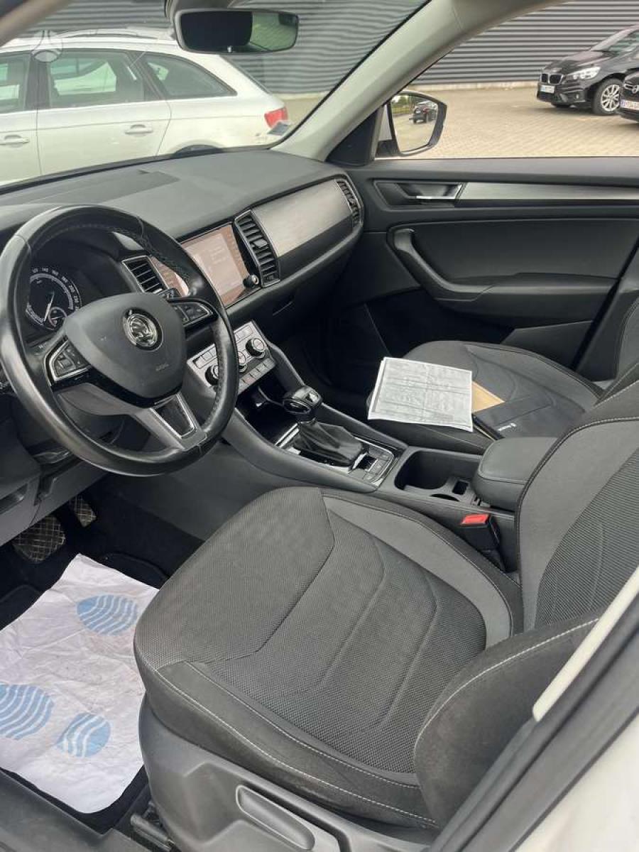 Balts Skoda Kodiaq 2018 Tauragė, ar dzinēja tilpumu 1.97 L un nobraukumu 219 tūkst. km par 14700 €, foto 5 vietnē AUTOMOTO.COM.LV