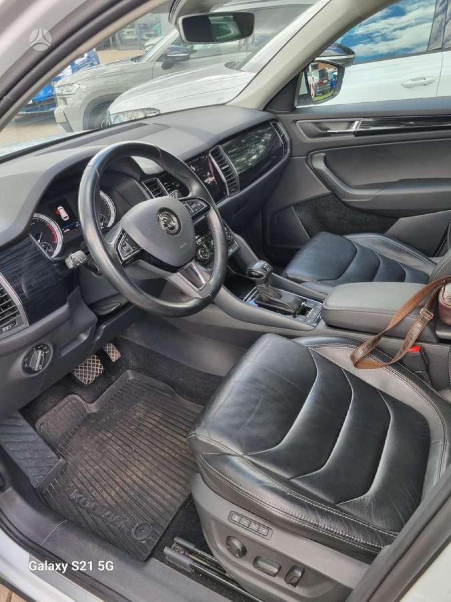 Balts Skoda Kodiaq 2018 Klaipėda, ar dzinēja tilpumu 1.98 L un nobraukumu 167 tūkst. km par 22000 €, foto 10 vietnē AUTOMOTO.COM.LV