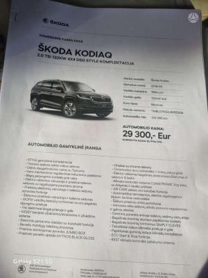 Balts Skoda Kodiaq 2018 Klaipėda, ar dzinēja tilpumu 1.98 L un nobraukumu 167 tūkst. km par 22000 €, foto 12 vietnē AUTOMOTO.COM.LV