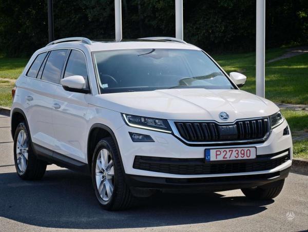 Белый Шкода Kodiaq 2018 в Вильнюс, объемом двигателя 1.97 л и пробегом 187 тыс. км за 19900 €, фото 1 на AUTOMOTO.COM.LV