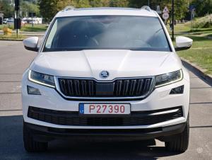 White Skoda Kodiaq 2018 in Vilnius, with an engine capacity of 1.97 L and mileage of 187 thousand km for 19900 €, photo 3 on AUTOMOTO.COM.LV