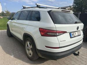 White Skoda Kodiaq 2018 in Vilnius, with an engine capacity of 2.00 L and mileage of 255 thousand km for 17800 €, photo 5 on AUTOMOTO.COM.LV