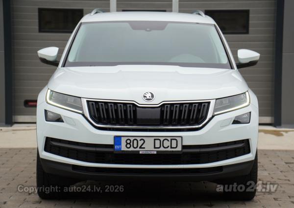 White Skoda Kodiaq 2018 in Viljandi, with an engine capacity of 2.00 L and mileage of 145 thousand km for 21900 €, photo 2 on AUTOMOTO.COM.LV