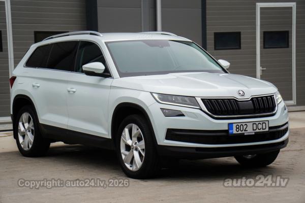 White Skoda Kodiaq 2018 in Viljandi, with an engine capacity of 2.00 L and mileage of 145 thousand km for 21900 €, photo 3 on AUTOMOTO.COM.LV