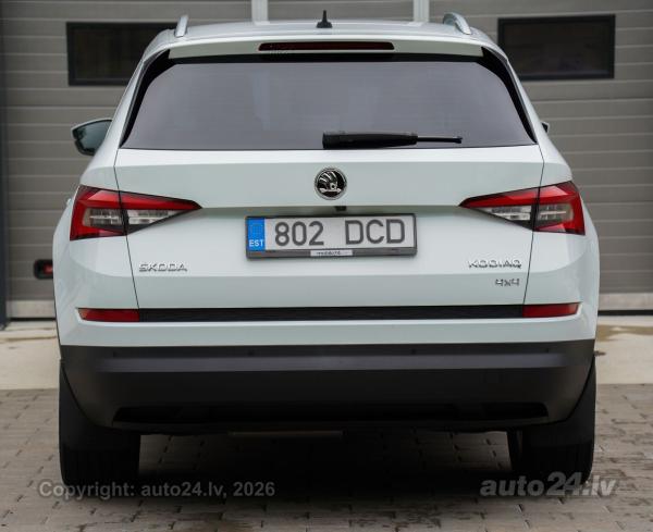 White Skoda Kodiaq 2018 in Viljandi, with an engine capacity of 2.00 L and mileage of 145 thousand km for 21900 €, photo 5 on AUTOMOTO.COM.LV