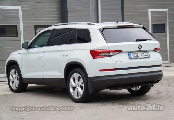 White Skoda Kodiaq 2018 in Viljandi, with an engine capacity of 2.00 L and mileage of 145 thousand km for 21900 €, photo 6 on AUTOMOTO.COM.LV