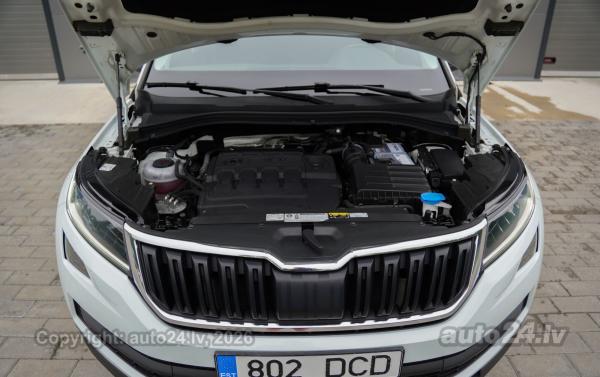 White Skoda Kodiaq 2018 in Viljandi, with an engine capacity of 2.00 L and mileage of 145 thousand km for 21900 €, photo 8 on AUTOMOTO.COM.LV