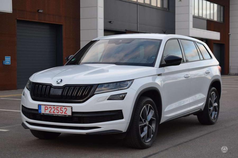Balts Skoda Kodiaq 2018 Viļņa, ar dzinēja tilpumu 1.97 L un nobraukumu 187 tūkst. km par 22400 €, foto 1 vietnē AUTOMOTO.COM.LV