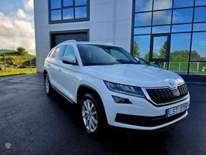 White Skoda Kodiaq 2018 in Kretinga, with an engine capacity of 2.00 L and mileage of 355 thousand km for 12700 €, photo  on AUTOMOTO.COM.LV