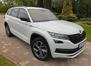 Белый Шкода Kodiaq 2018 в Рига, объемом двигателя 2.00 л и пробегом 205 тыс. км за 20500 €, фото  на AUTOMOTO.COM.LV