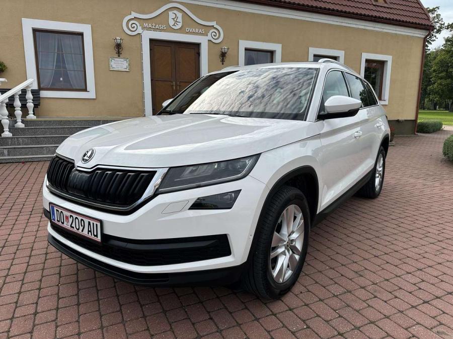 Balts Skoda Kodiaq 2018 Kelmė, ar dzinēja tilpumu 1.97 L un nobraukumu 293 tūkst. km par 17200 €, foto 1 vietnē AUTOMOTO.COM.LV