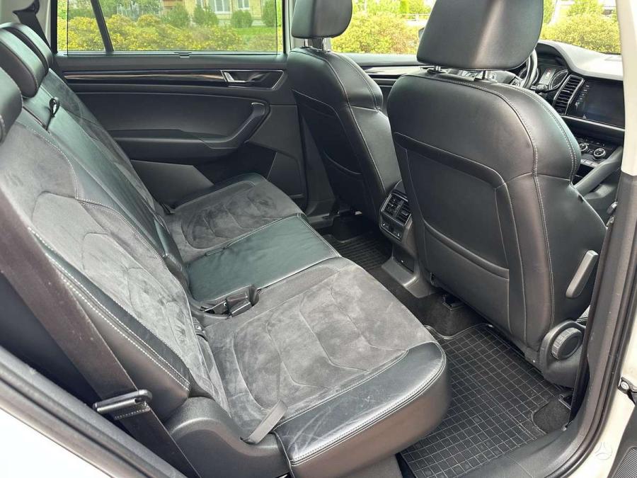 Balts Skoda Kodiaq 2018 Kelmė, ar dzinēja tilpumu 1.97 L un nobraukumu 293 tūkst. km par 17200 €, foto 16 vietnē AUTOMOTO.COM.LV
