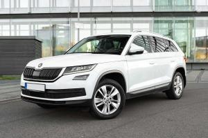 Balts Skoda Kodiaq 2018 Viļņa, ar dzinēja tilpumu 1.97 L un nobraukumu 149 tūkst. km par 18499 €, foto  vietnē AUTOMOTO.COM.LV