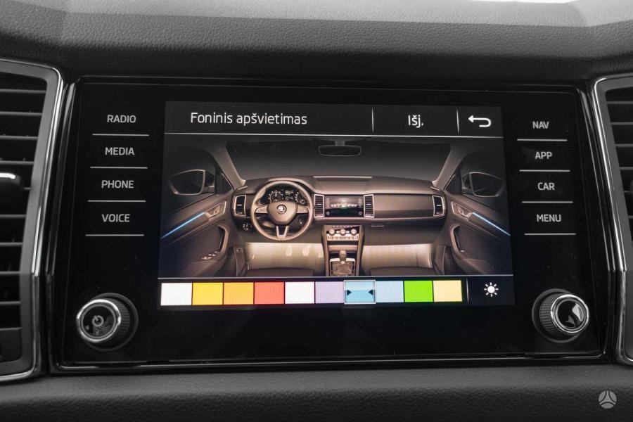 Balts Skoda Kodiaq 2018 Viļņa, ar dzinēja tilpumu 1.97 L un nobraukumu 149 tūkst. km par 18499 €, foto 28 vietnē AUTOMOTO.COM.LV
