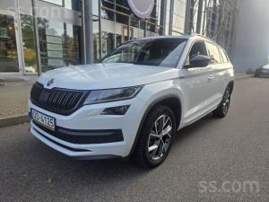 White Skoda Kodiaq 2018 in Riga, with an engine capacity of 2.00 L and mileage of 0 thousand km for 15900 €, photo 1 on AUTOMOTO.COM.LV