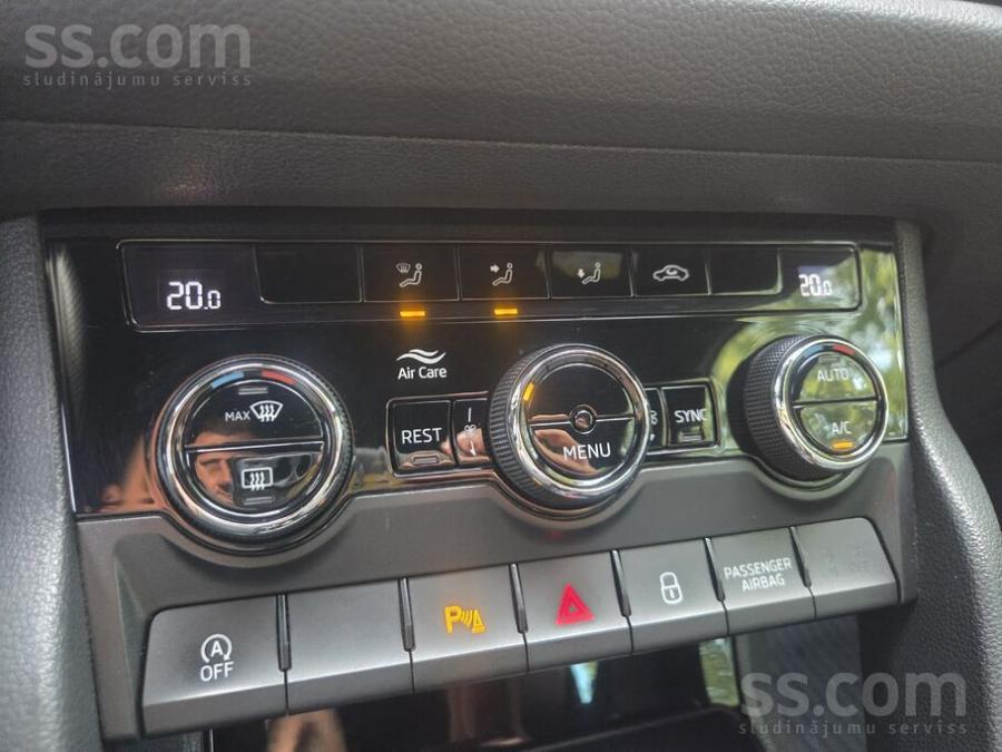 White Skoda Kodiaq 2018 in Riga, with an engine capacity of 2.00 L and mileage of 0 thousand km for 15900 €, photo 13 on AUTOMOTO.COM.LV