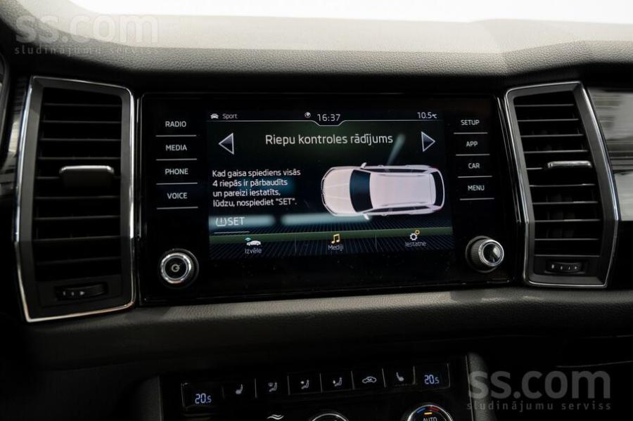 Balts Skoda Kodiaq 2018 Rīga, ar dzinēja tilpumu 2.00 L un nobraukumu 150 tūkst. km par 19900 €, foto 22 vietnē AUTOMOTO.COM.LV