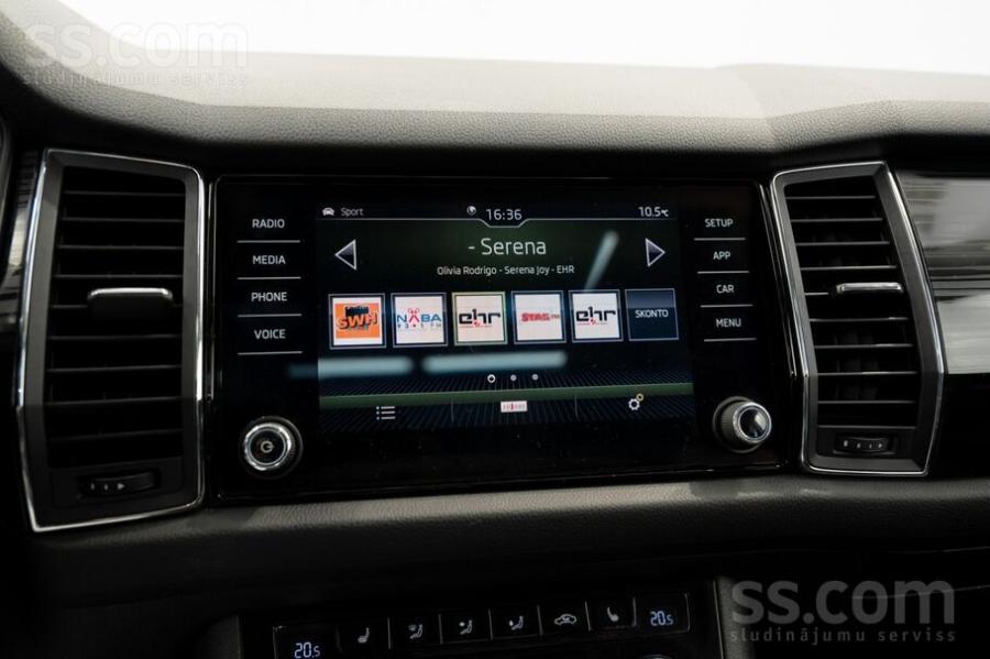 Balts Skoda Kodiaq 2018 Rīga, ar dzinēja tilpumu 2.00 L un nobraukumu 150 tūkst. km par 19900 €, foto 29 vietnē AUTOMOTO.COM.LV