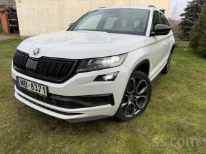 Balts Skoda Kodiaq 2019 Rīga, ar dzinēja tilpumu 2.00 L un nobraukumu 261 tūkst. km par 21500 €, foto  vietnē AUTOMOTO.COM.LV