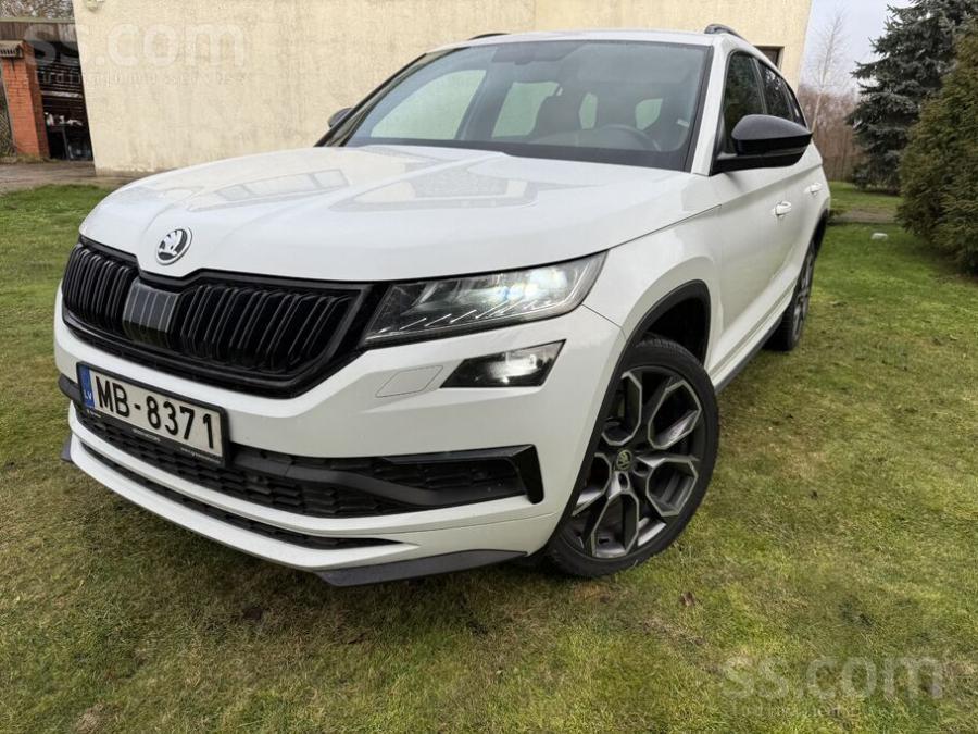 Balts Skoda Kodiaq 2019 Rīga, ar dzinēja tilpumu 2.00 L un nobraukumu 261 tūkst. km par 21500 €, foto 1 vietnē AUTOMOTO.COM.LV
